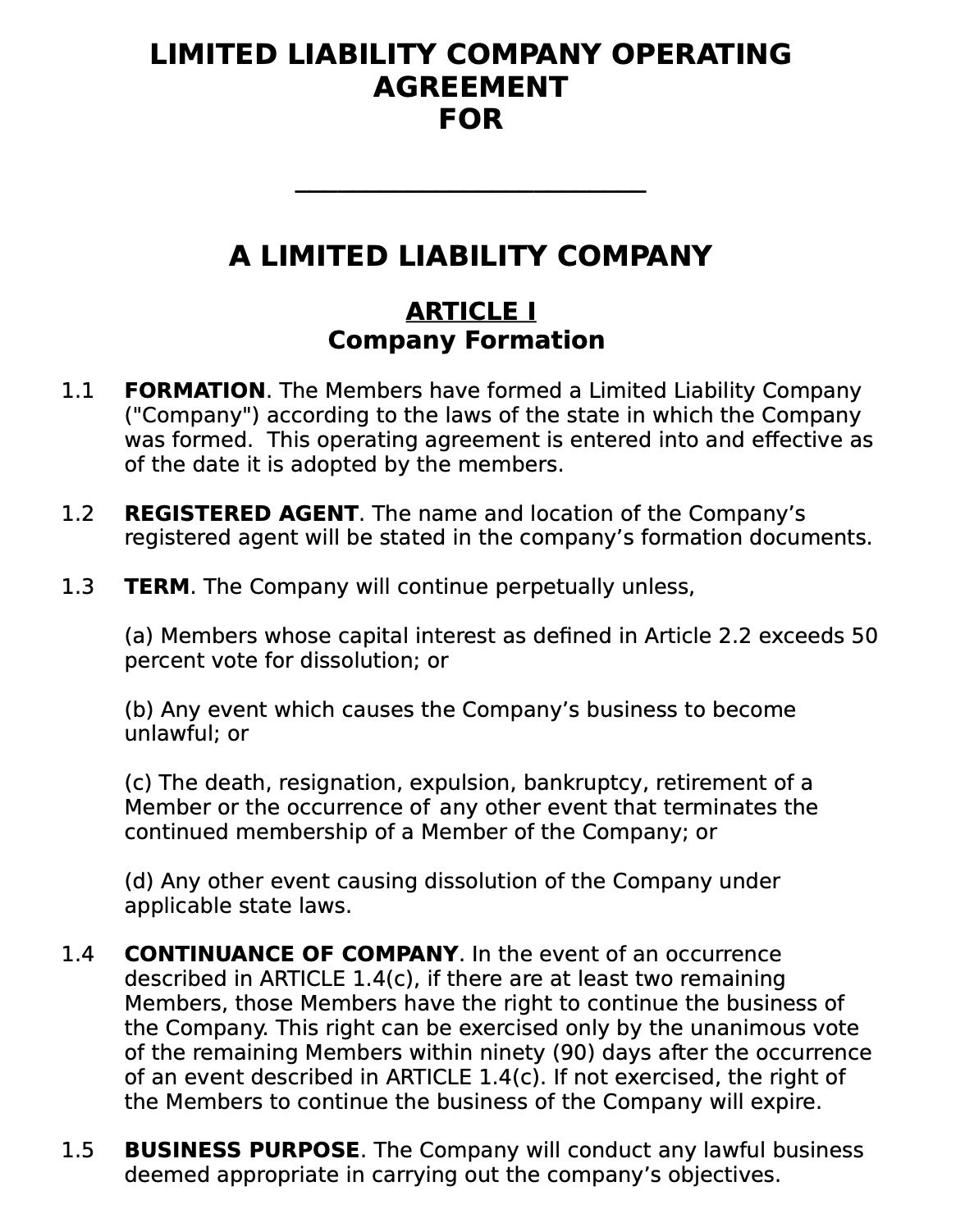 What Are Operating Agreements FAQs